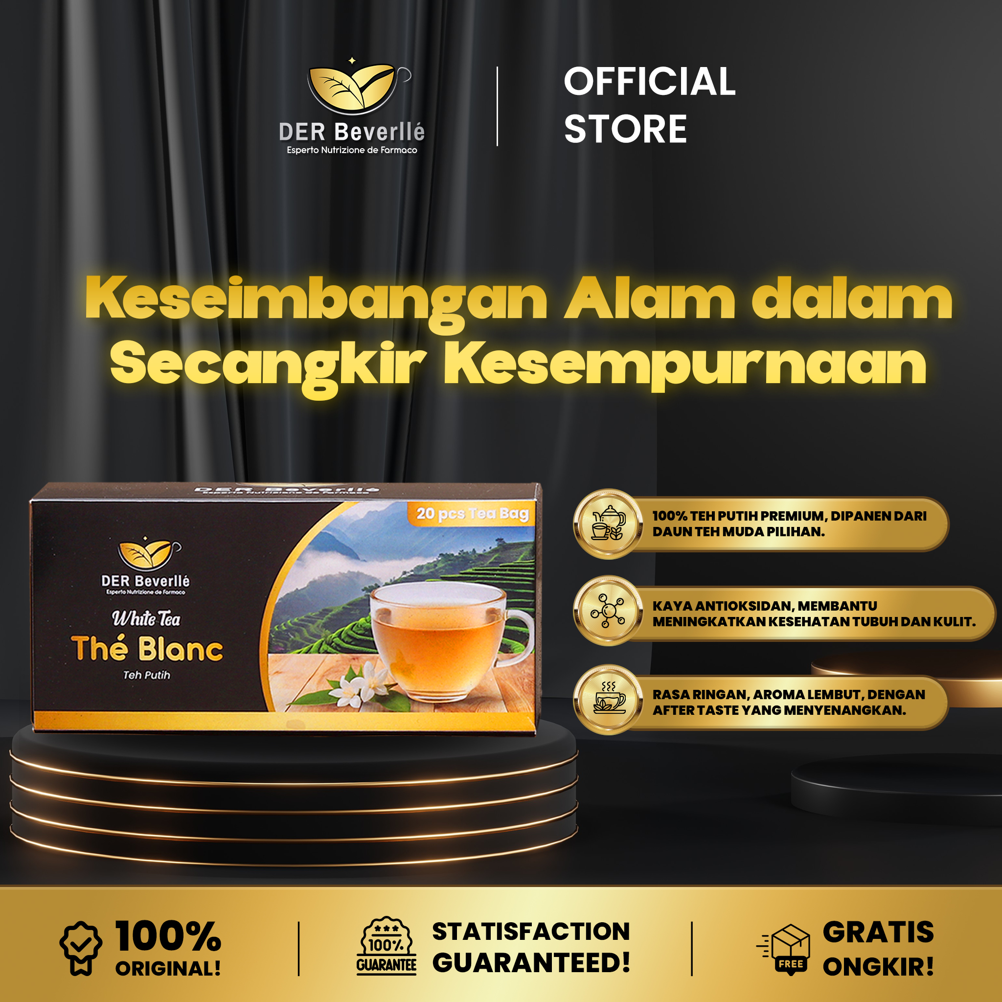 Khasiat Kandungan Teh Putih
